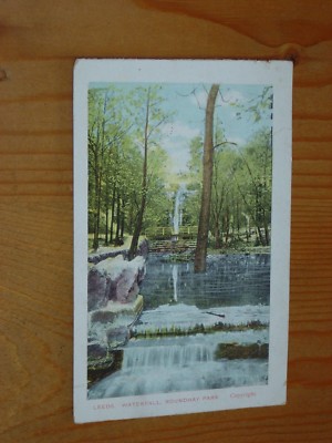 POSTCARD, THE WATERFALL, ROUNDHAY PARK, LEEDS | eBay UK