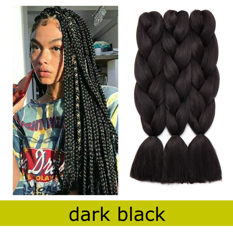 US 1 pack Full Head Twist Braids Christmas Braiding Hair Crochet ...