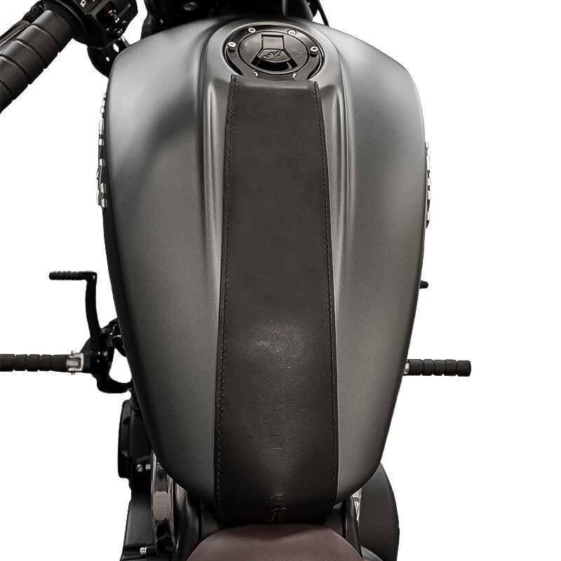 LEATHER TANK COVER FOR 2015-2024 INDIAN SCOUT , SCOUT BOBBER , SCOUT ...