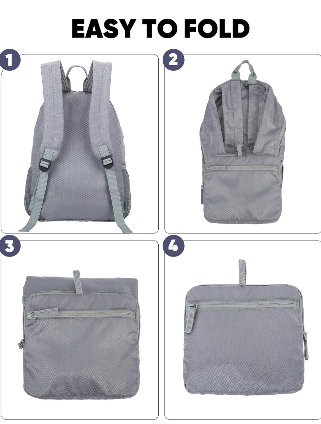 New 20L Packable Lightweight Backpack - Water Resistant Hiking Daypack ...