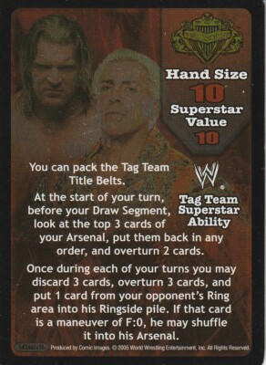 WWE: Evolution Superstar Card (SS3) for Evolution [Mint/NM] Raw Deal ...