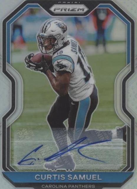 2020 Panini Prizm - Curtis Samuel #235 Silver Prizm Autographs (AU) for ...