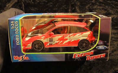 Maisto Excess Tuners Ford Focus red in 1/24 | eBay