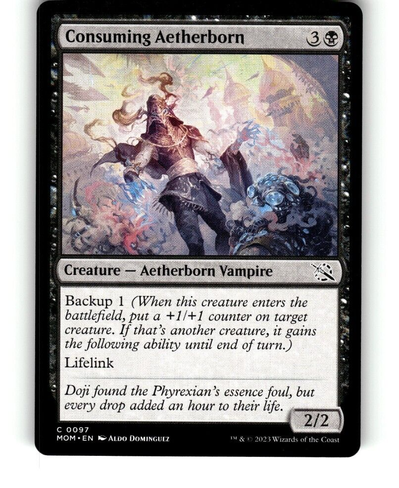 MTG March of the Machine Consuming Aetherborn 0097 C NM/MT | eBay