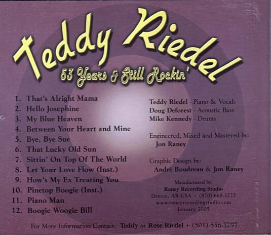 53 Years & Still Rockin' ~ Teddy Riedel ~ Rock ~ CD ~ Very Good | eBay