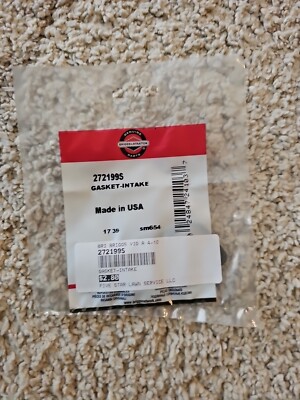 Genuine Briggs & Stratton OEM 272199 272199S Intake Gasket | eBay