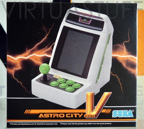 SEGA ASTRO CITY MINI V, CONSOLE, EURO MARKET, ARCADE, RAIDEN, TATSUJIN ...