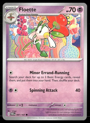 2024 Twilight Masquerade set 087 Floette | eBay
