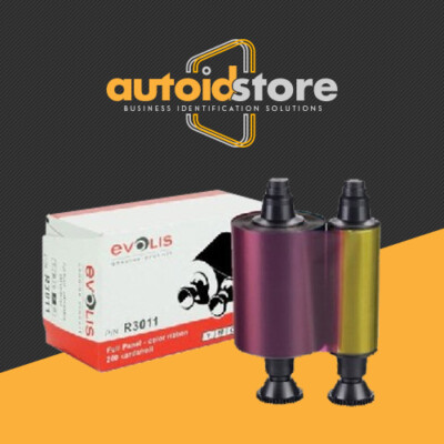 Evolis R3011 Ribbon 5 Panel YMCKO (200) Pebble Dualys Securion | eBay