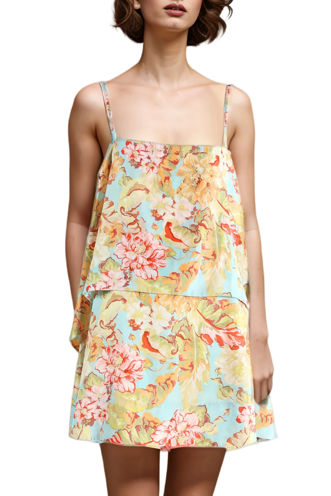 Pasduchas Floral Print Shoe String Top Size 12 AU | eBay Australia