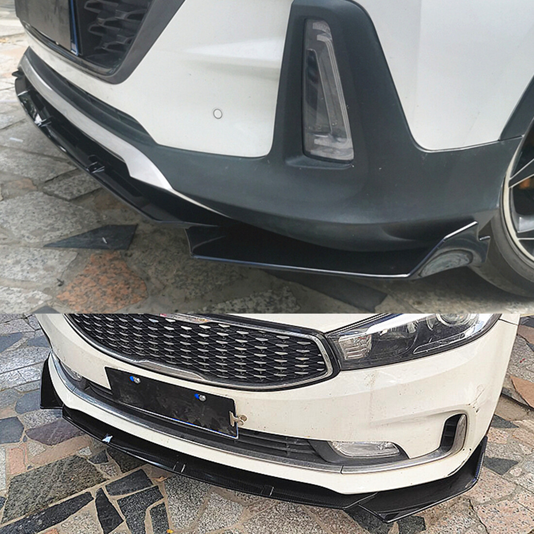 Add-on Universal Fit For 17-20 Mercedes SL Front Lip Spoiler Splitter ...