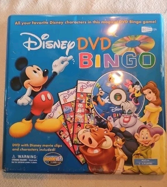 Disney DVD Bingo Game by Mattel 2007 Educational Family Fun Ages 4+ | eBay