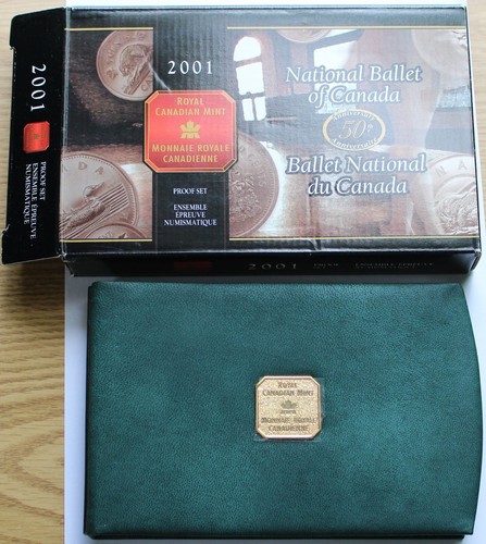 Canada 2001 Silver Proof 8-Coins Set, Royal Canadian Mint RCM, Box Case ...
