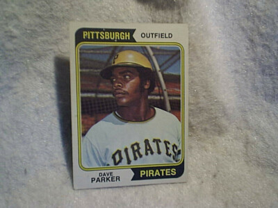 1974 DAVE PARKER ROOKIE TOPPS BASEBALL CARD,#252,Pittsburgh Pirates ...