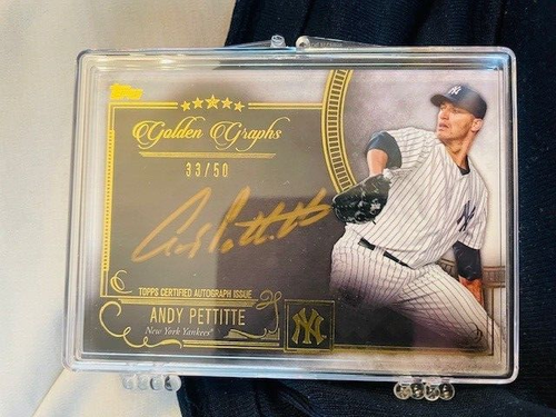 Andy Pettitte Auto Autograph Five Star Golden Graphs | eBay