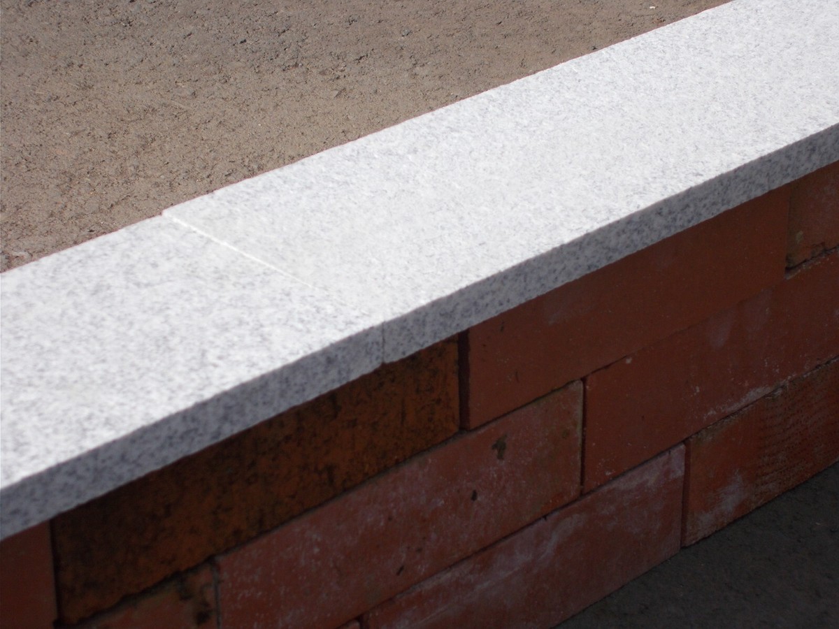 Granite Wall Cap Detail Rockwood Non Weathered Straight Cap Normandy 4