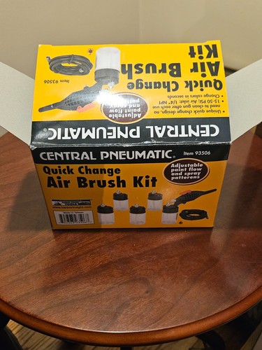 Central Pneumatic Quick Change Air Brush Kit - Item 93506 - NIB | eBay