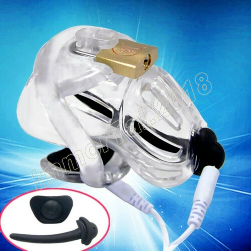 Male Chastity Device Cage Binding Lock Electr Cage Slaves Restraint | eBay