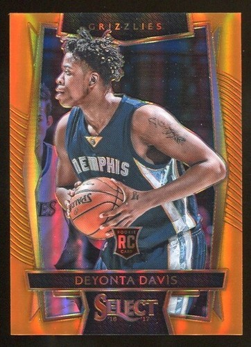 DEYONTA DAVIS RC 2016-17 Panini Select #22 Rookie ORANGE Prizm 07/60 | eBay