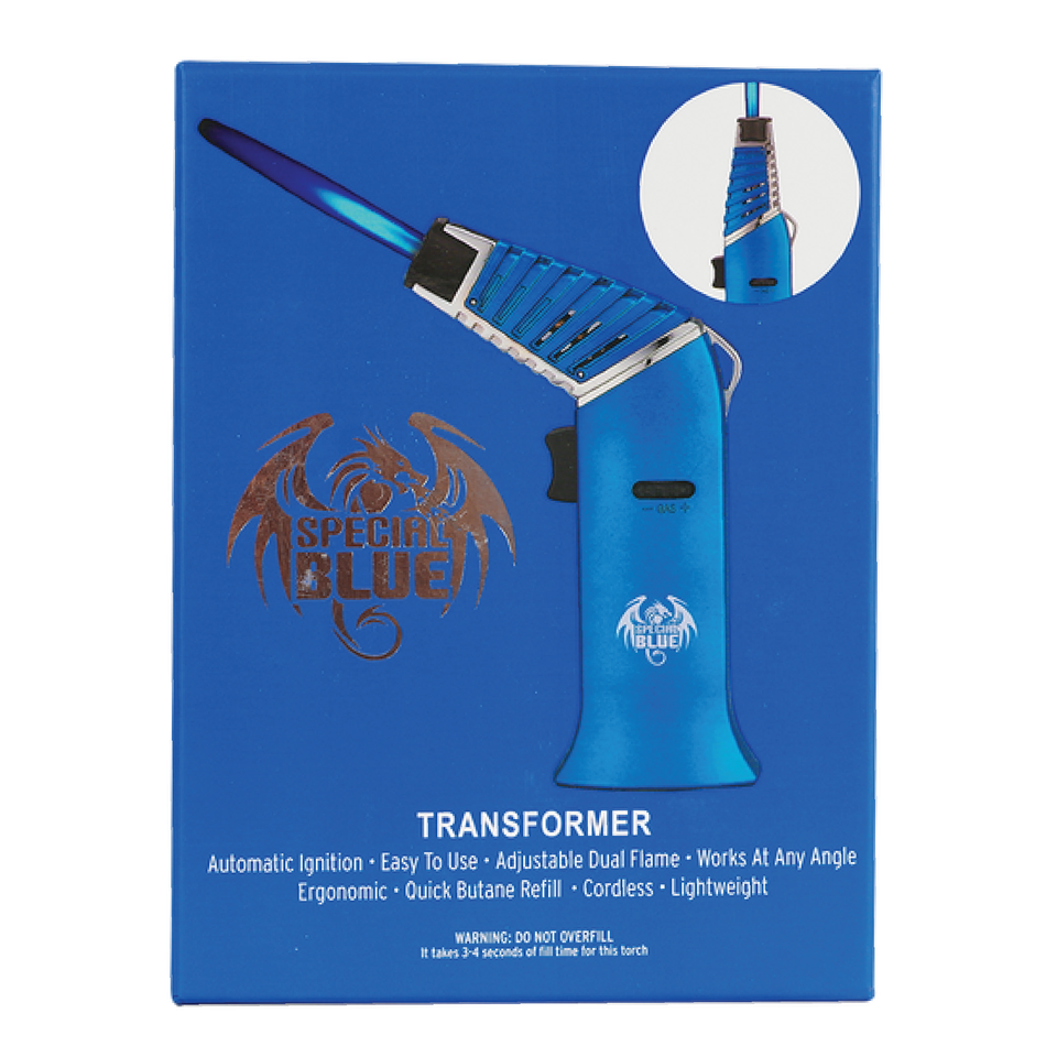 1x Torch Special Blue Transformer Blue Refillable Butane Torch ...