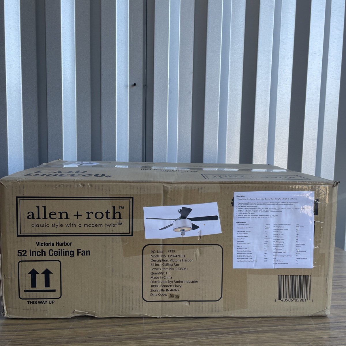 Allen Roth Ceiling Fan Installation