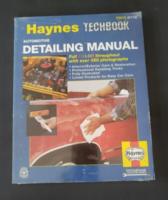 Haynes Techbook Automotive Detailing Manual Paperback 10415 Vintage Vtg ...