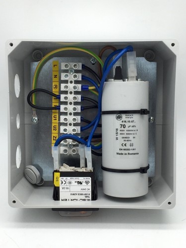 LOWARA QPC/22 Quadro Pump Control Box 220-230V 1~50Hz 16A 70M IP54 for ...