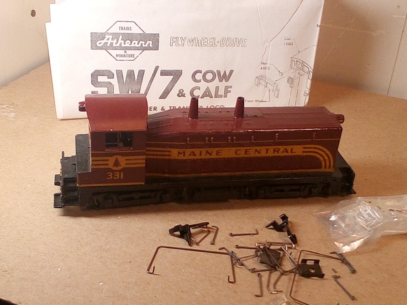 HO Athearn SW-7 Switcher Maine Central MEC | eBay