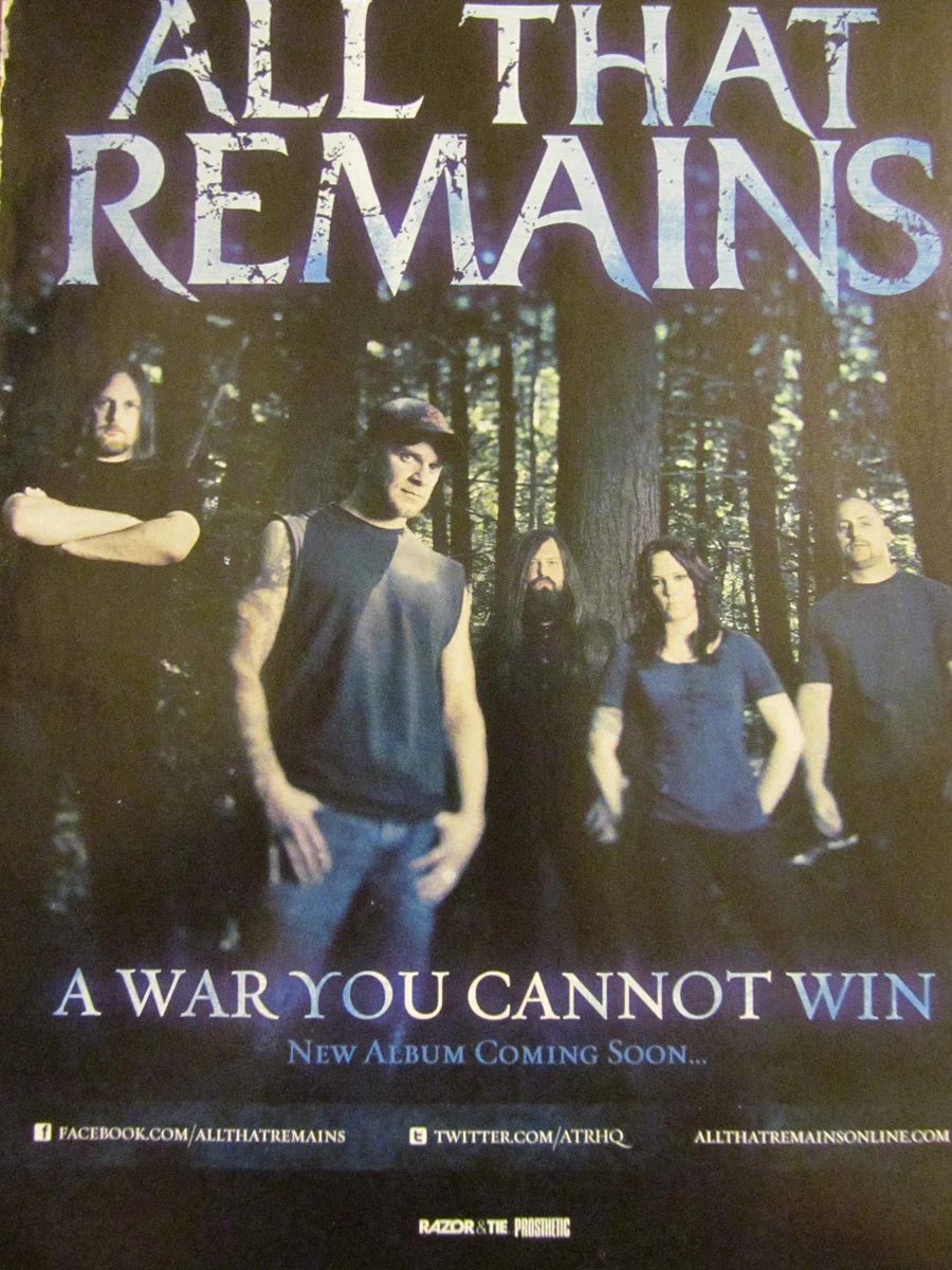 All That Remains Album Cover A War You Cannot Win