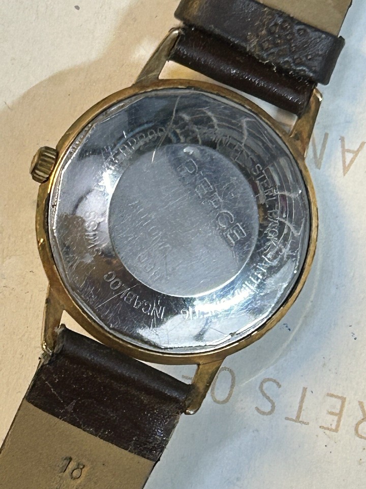 Pierce Automatic 17 Jewels Date Function Rare Swiss Made Men's Wrist ...