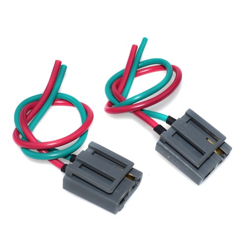 2Pcs Distributor Wire Harness Pigtail -Dual 12v Power & Tach Connector ...