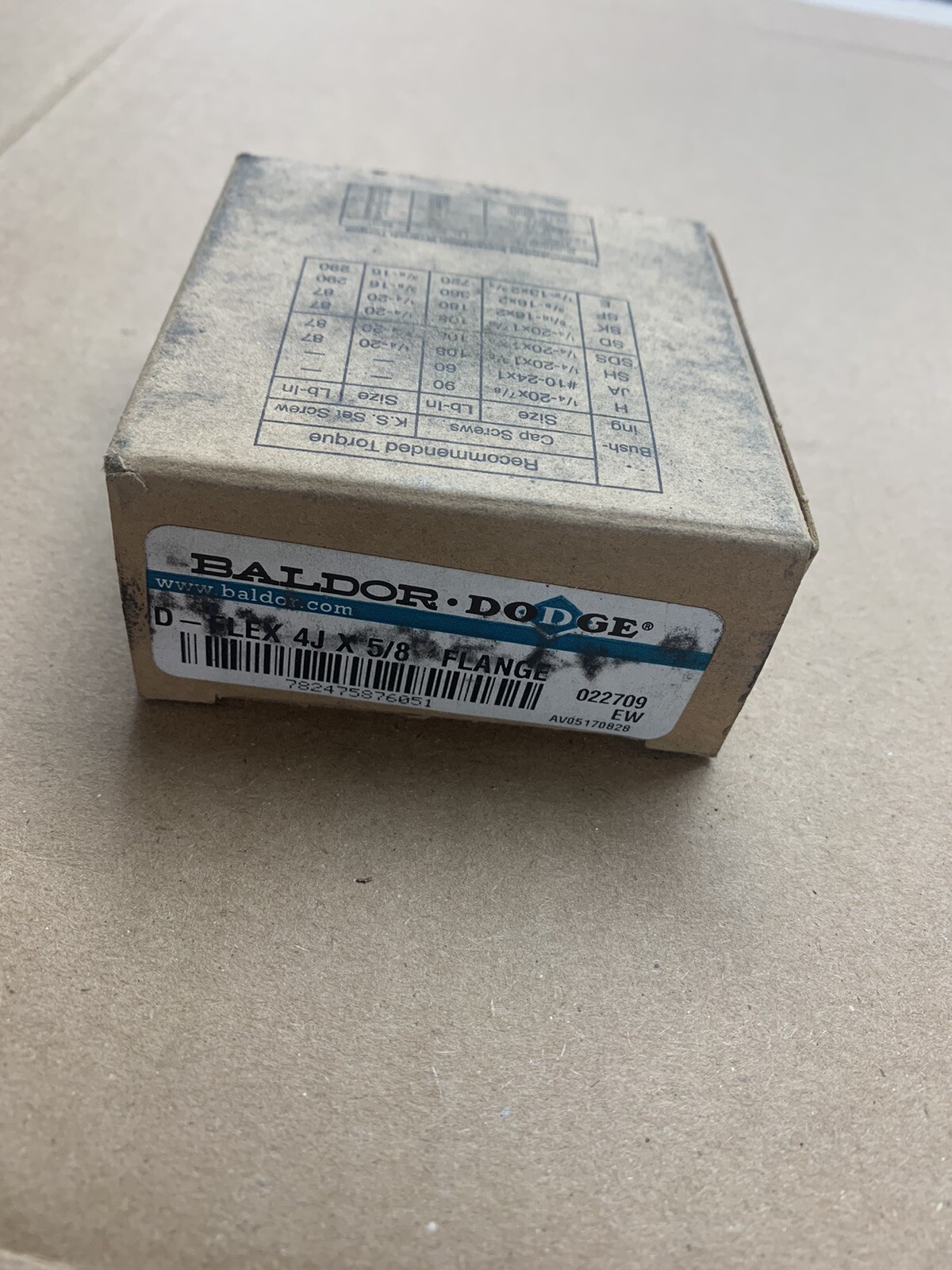 DODGE D-FLEX 4J COUPLING, 022709, 5/8 | eBay