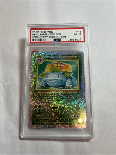 2002 Pokemon Legendary Collection Venusaur-Rev. Foil #18 PSA 9 | eBay