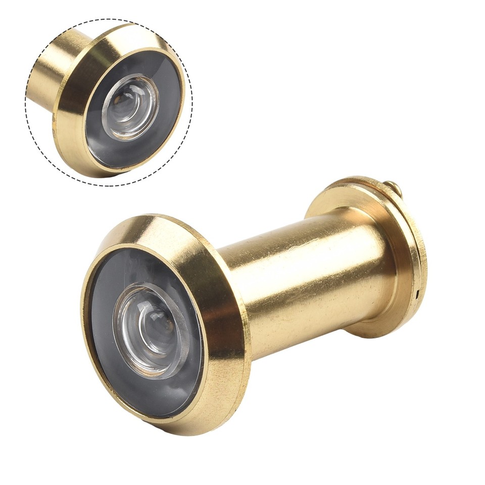 Door Viewer Door Peephole Viewer Entrance Gate 59x30mm Gold 50-75mm ...