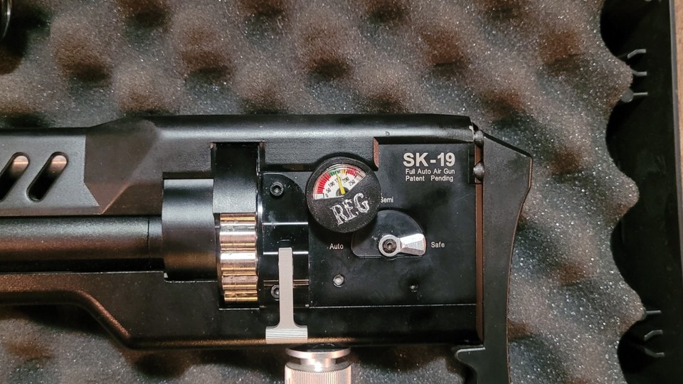 LCS-sk19 Bullpup Semi-auto Fully Auto Pcp Rifle .25 Caliber & Scope ...