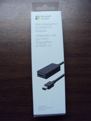 Microsoft Surface Mini DisplayPort to HDMI 2.0 Adapter EJT-00001 Model ...