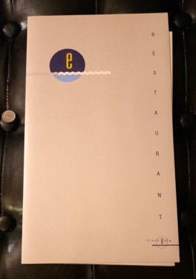 Vintage Restaurant Menu BLAUE ENTE Wine & dinner menu signed 1990 ...