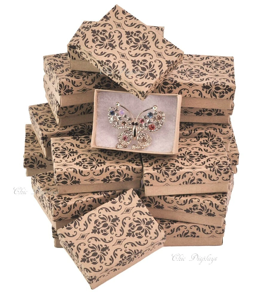 Cotton Filled Jewelry Boxes