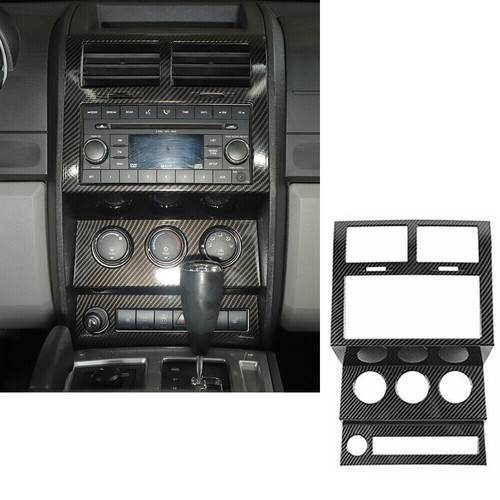 Carbon Fiber ABS Center Console Control Panel Trim Fit For Dodge Nitro ...