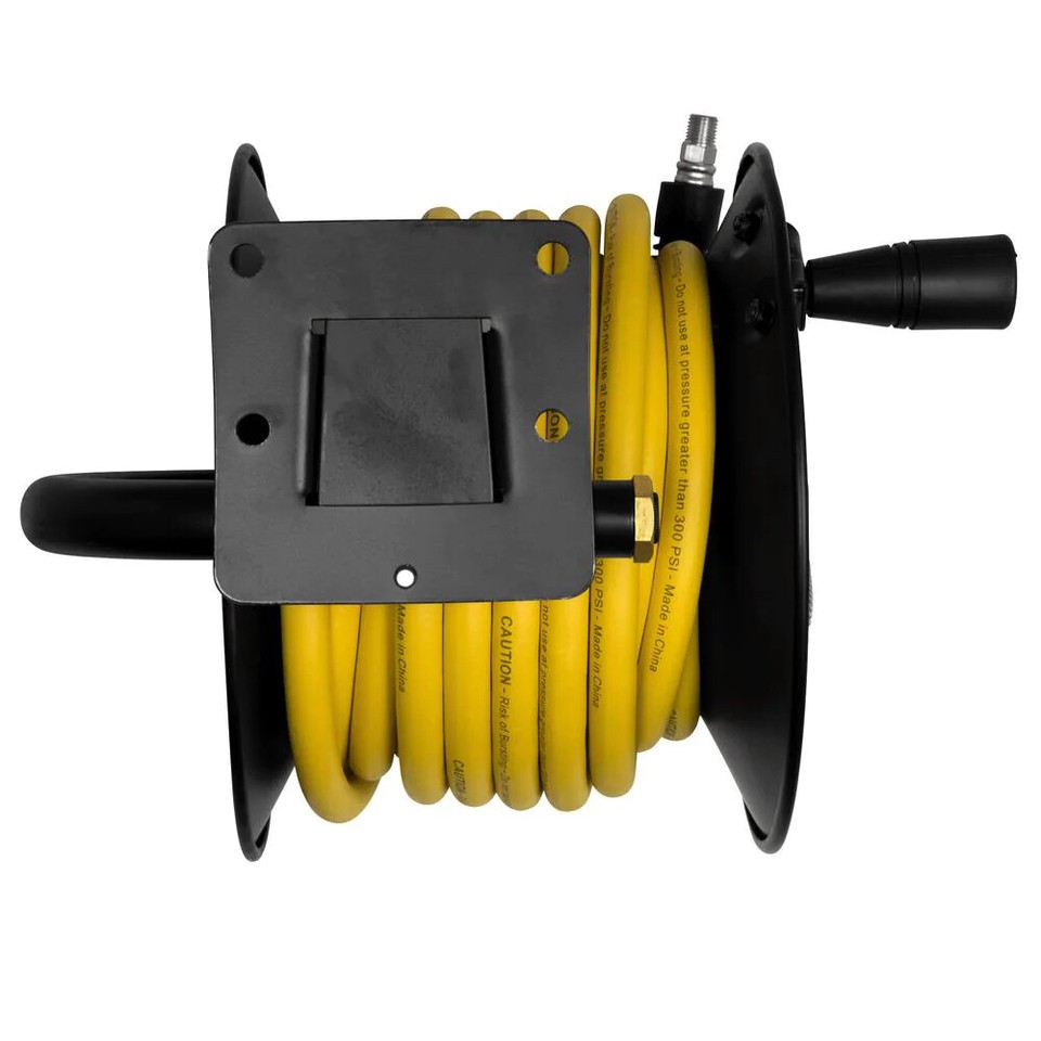 Manual Hose Reel Quick Release 3/8 in. x 50 ft. Manual Hose Reel Bend ...
