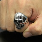 Men's Punk Gothic Rock Rocker Biker Retro Big Heavy Stainless Steel ...