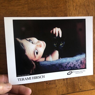 Singer & Musician Terami Hirsch Original Rare Vintage 5x7 Press Photo ...