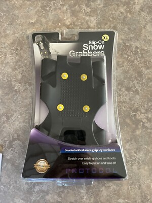 PROTOCOL Slip-on Snow Grabbers XL Steel-studded Soles Grip Icy Surfaces ...