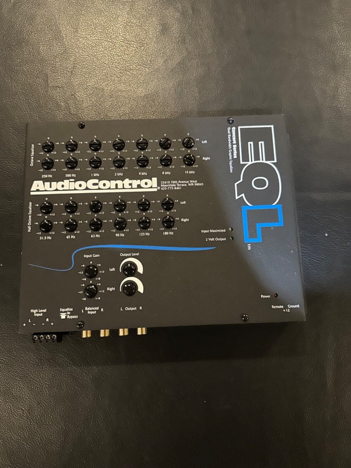 Audio Control dual band width graphic equalizer, trunk mounted. EQL ...