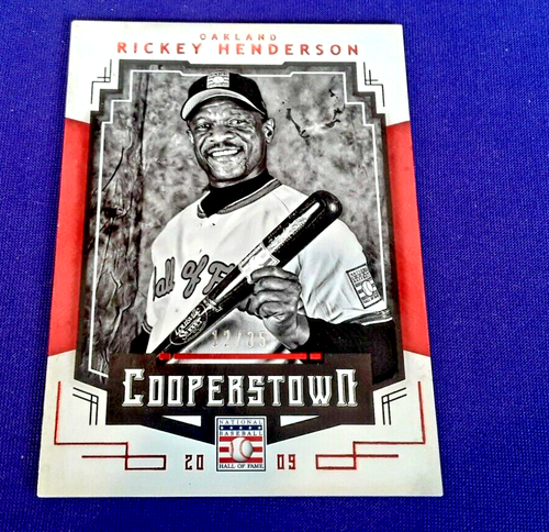 2015 COOPERSTOWN RUBY RICKEY HENDERSON RUBY RED #12/35 PANINI | eBay