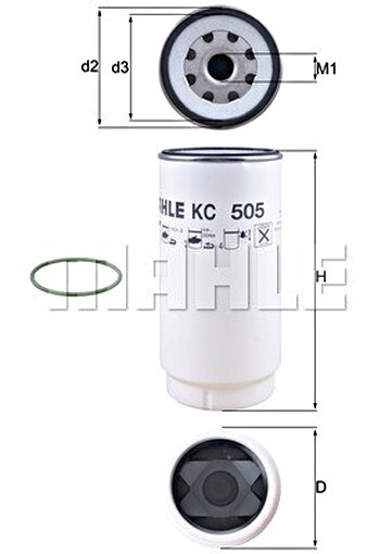 FLEETGUARD FS20071 - Fuel filter cross reference