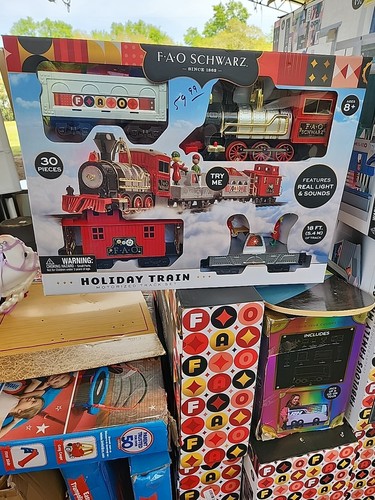 FAO Schwarz Motorized Train Set 30 Piece Brand New 843479169294 | eBay