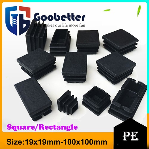 Square & Rectangle End Caps Plastic Inserts Tube Blanking Plugs Hollow section | eBay
