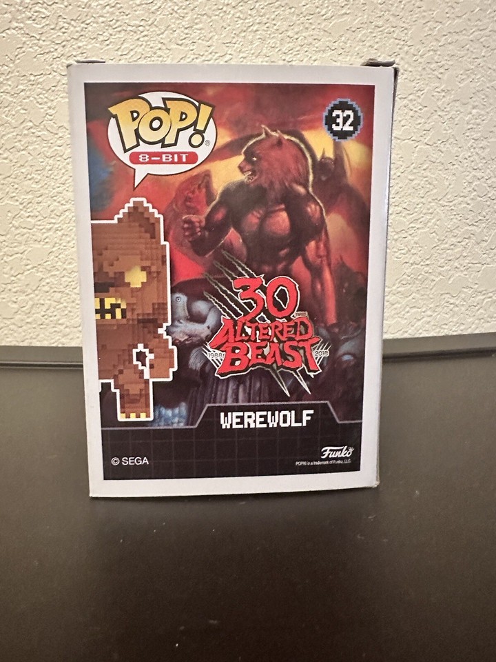 Funko Pop 8-Bit Altered Beast Werewolf Vinyl Figure 32 GameStop ...