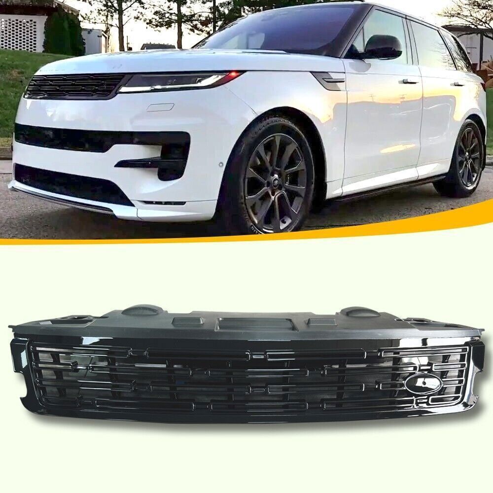1pc Black Front Grille Grill Mesh Fit For Land Rover Range Rover Sport ...